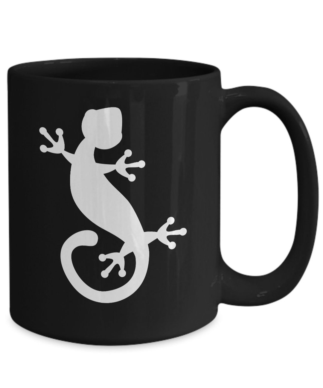 Gecko Mug Black Lizard Tasse à café Drôle cadeau pour Lizard Queen ...