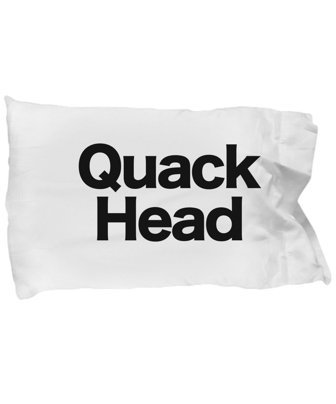 Quack Head Pillowcase Funny Gift for Duck Hunting Hunter Ducks ...