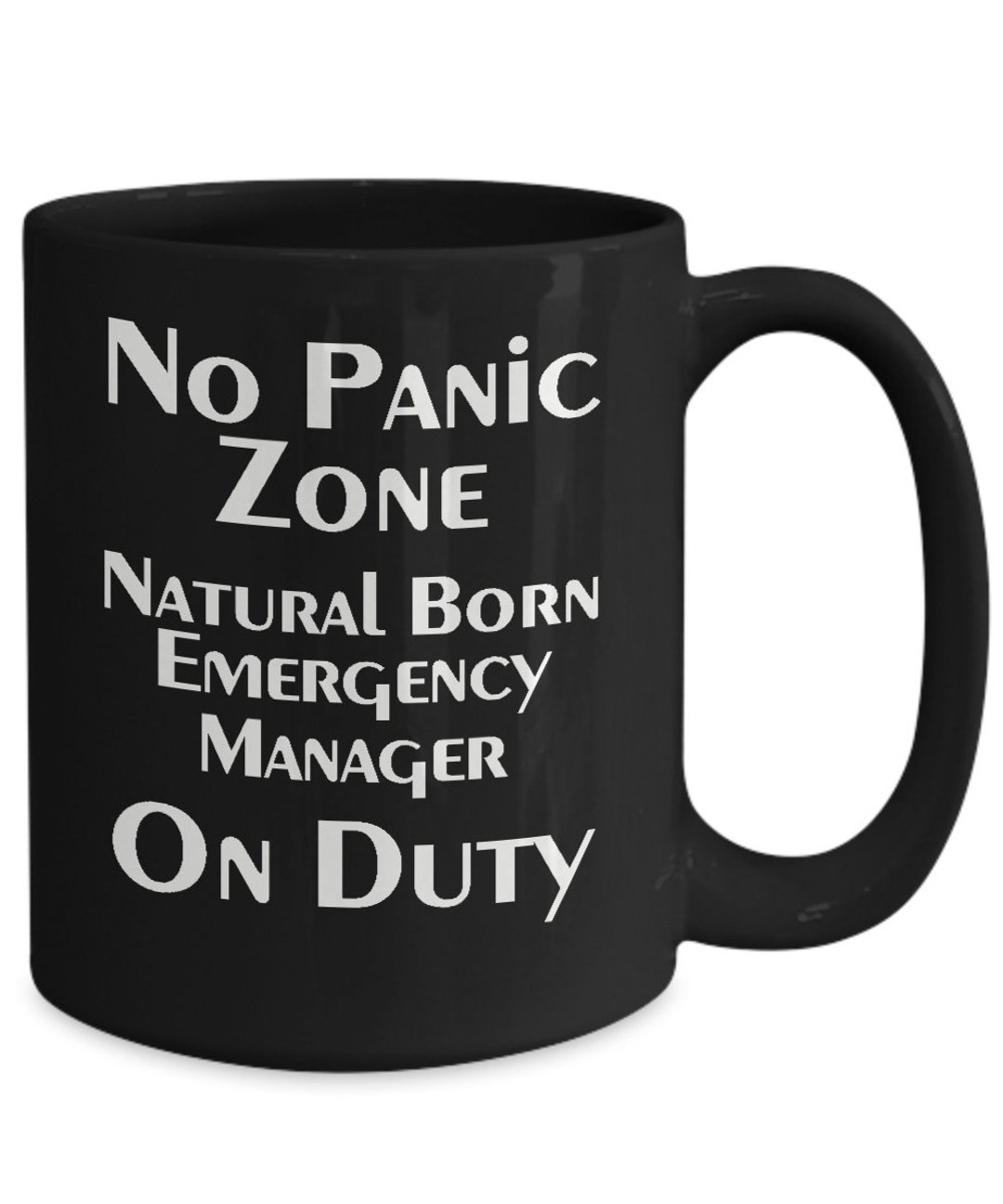 Emergency Management Black Coffee Mug Director Thank You Gift Emergency ...