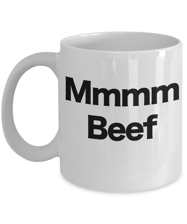 Beef Mug Coffee Cup Funny Mmmm Gift for Farmer Omnivore Hunter - Etsy UK