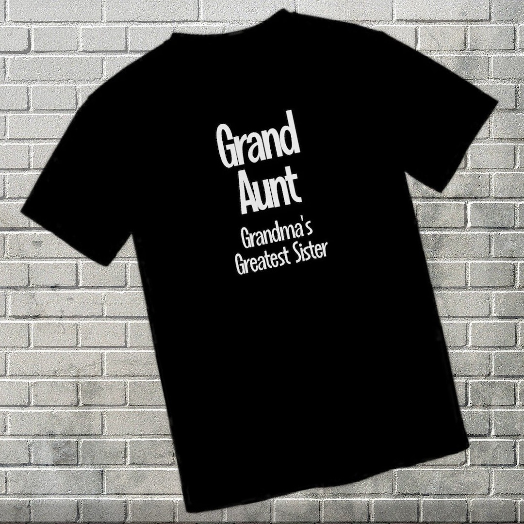 Great Aunt Shirt Promoted to Grand Aunt T-shirt Funny Gift for Big ...