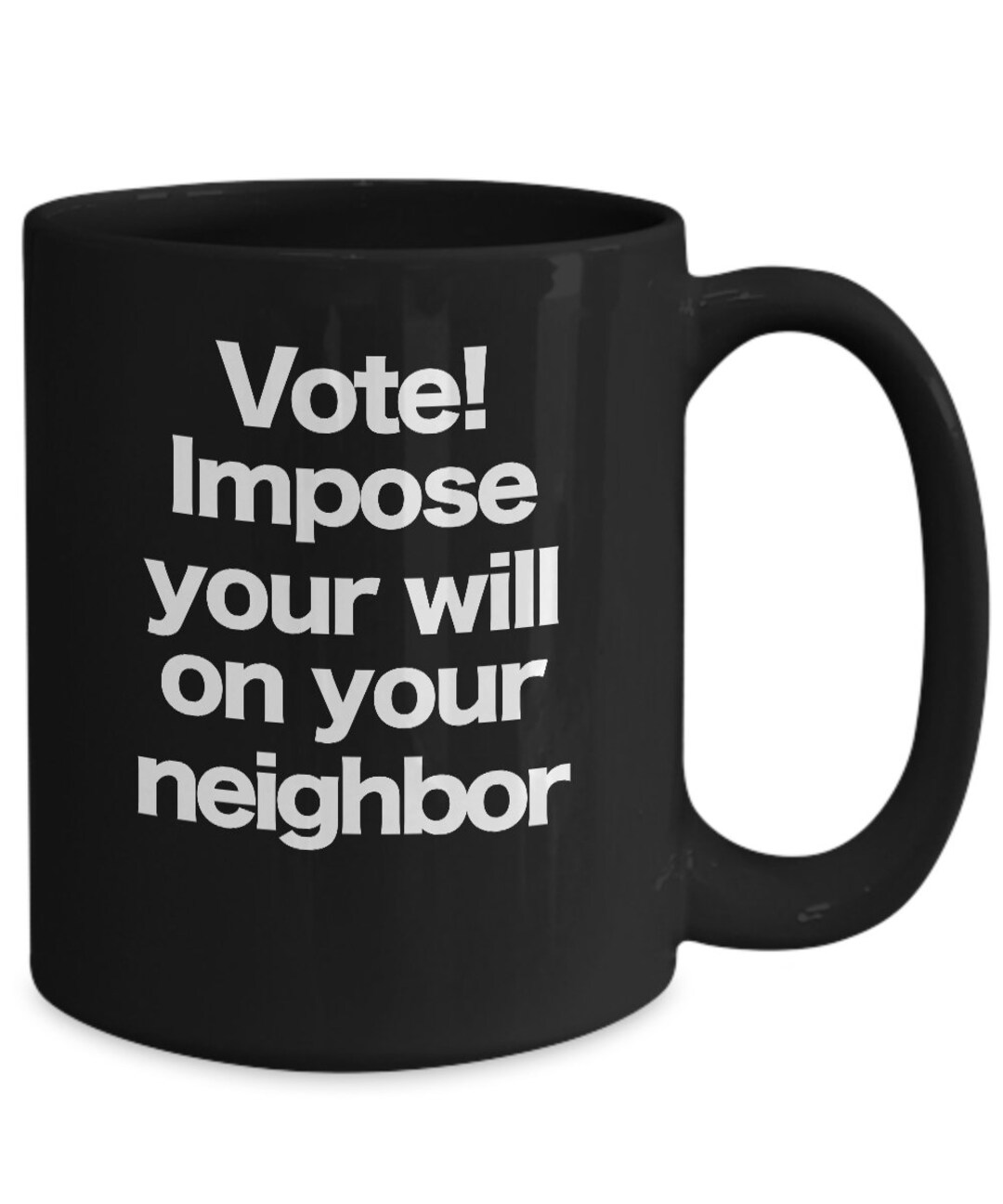Funny Voting Mug Black Coffee Cup Conservative Liberal - Etsy