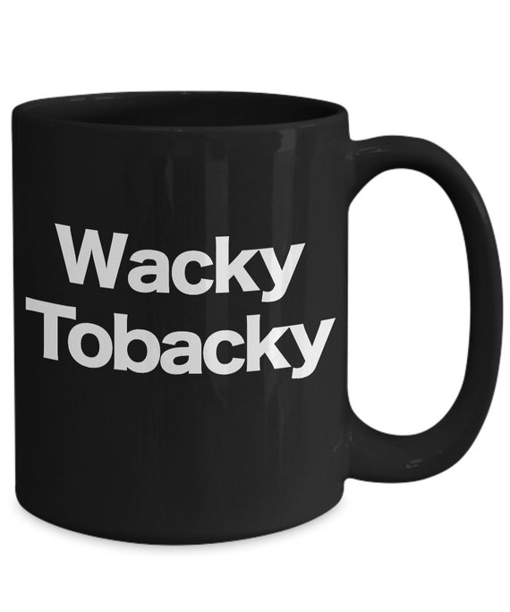 Wacky Tobacky Mug Black Coffee Cup Funny Gift for Musician Pot - Etsy