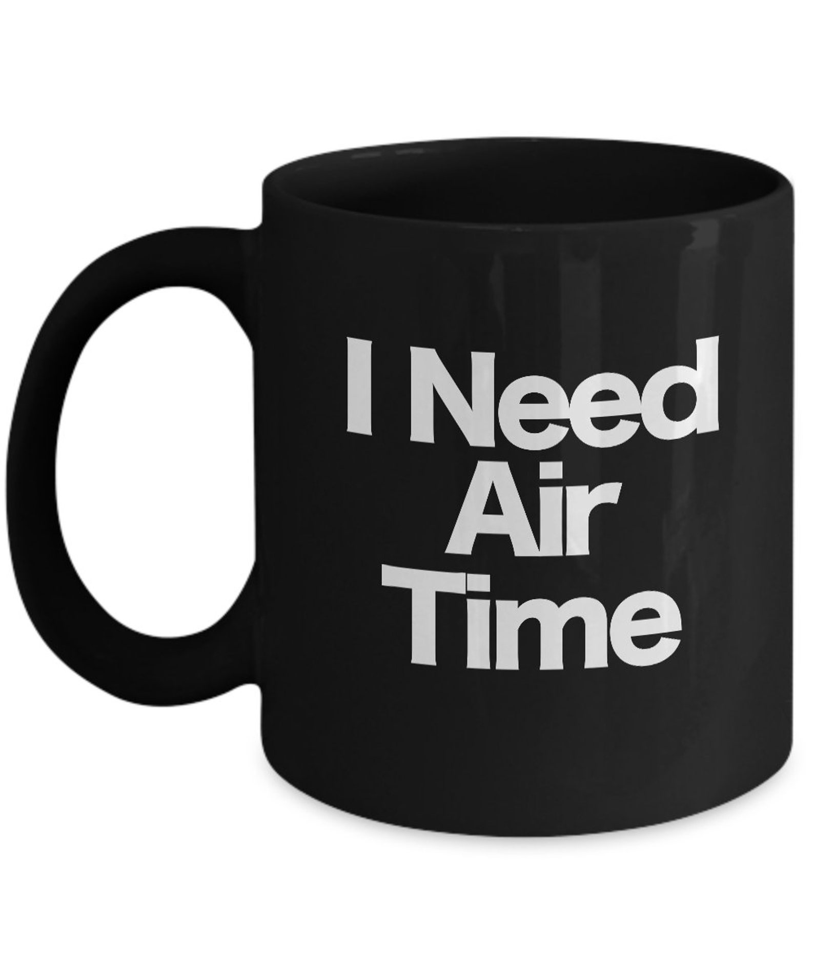 Pilot Mug Black Coffee Cup Gift for Airplane Jet Co-pilot Hang Glider ...