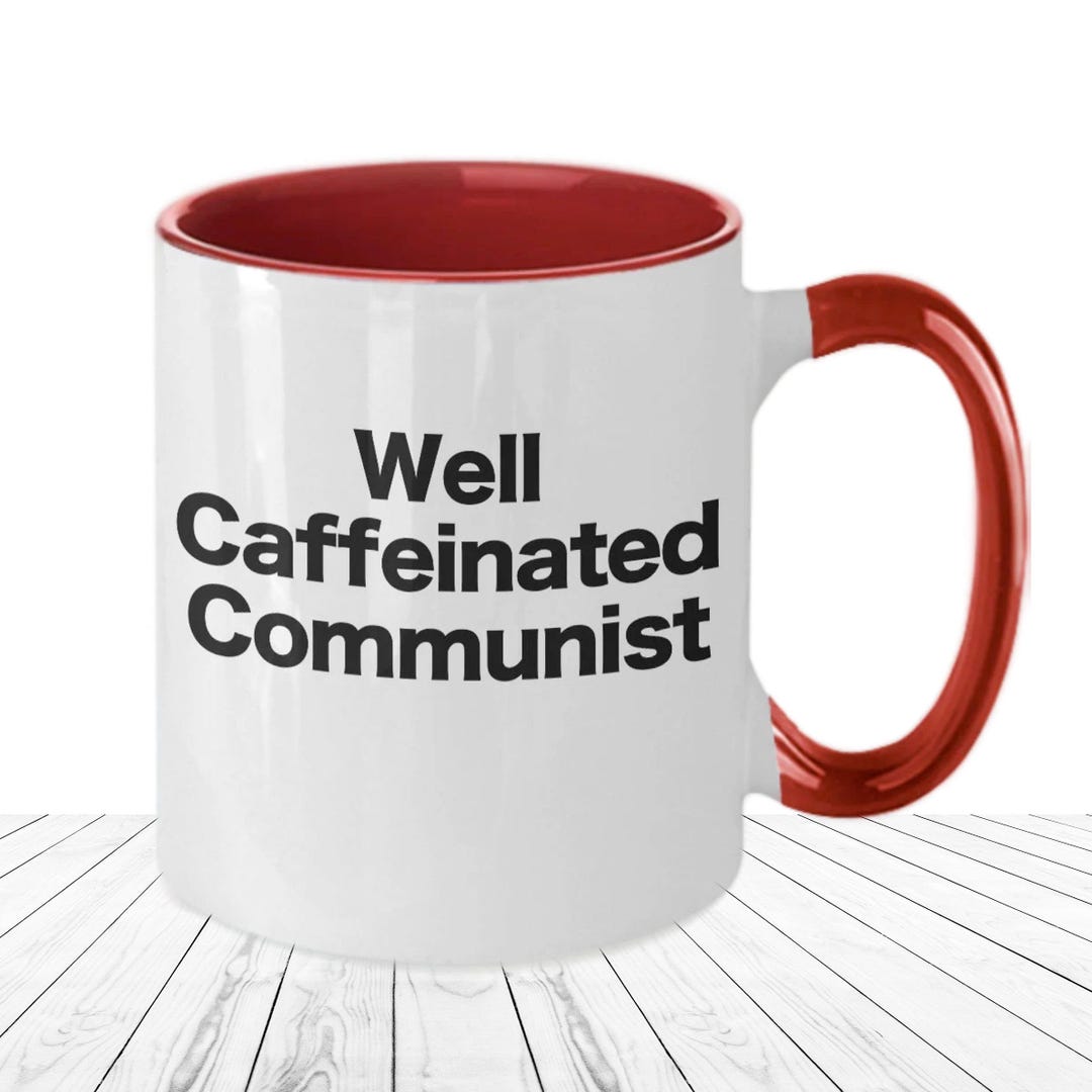 Communism Mug Communist Two Tone Coffee Cup Funny Gift for Comrade ...