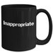 Inappropriate Coffee Mug Black Cup Rude Abrasive Offensive Vulgar Foul ...