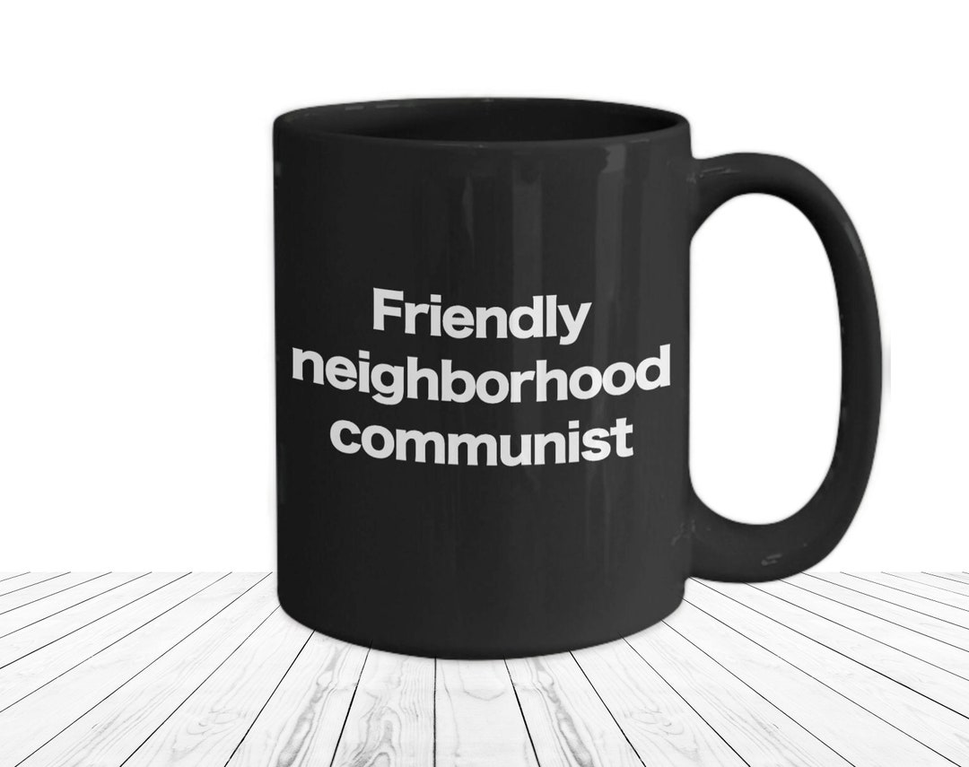Communist Mug Anarcho Communist Black Coffee Cup Communism Gag Gifts ...
