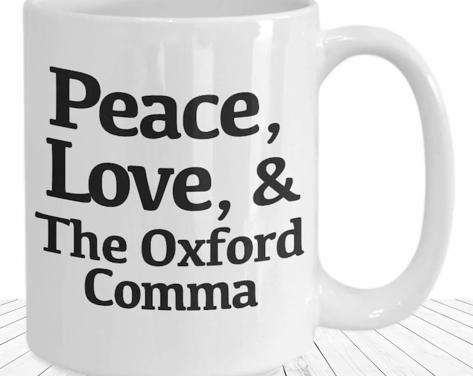 Oxford Comma Print Grammar Print for English Teachers Gift Teacher ...