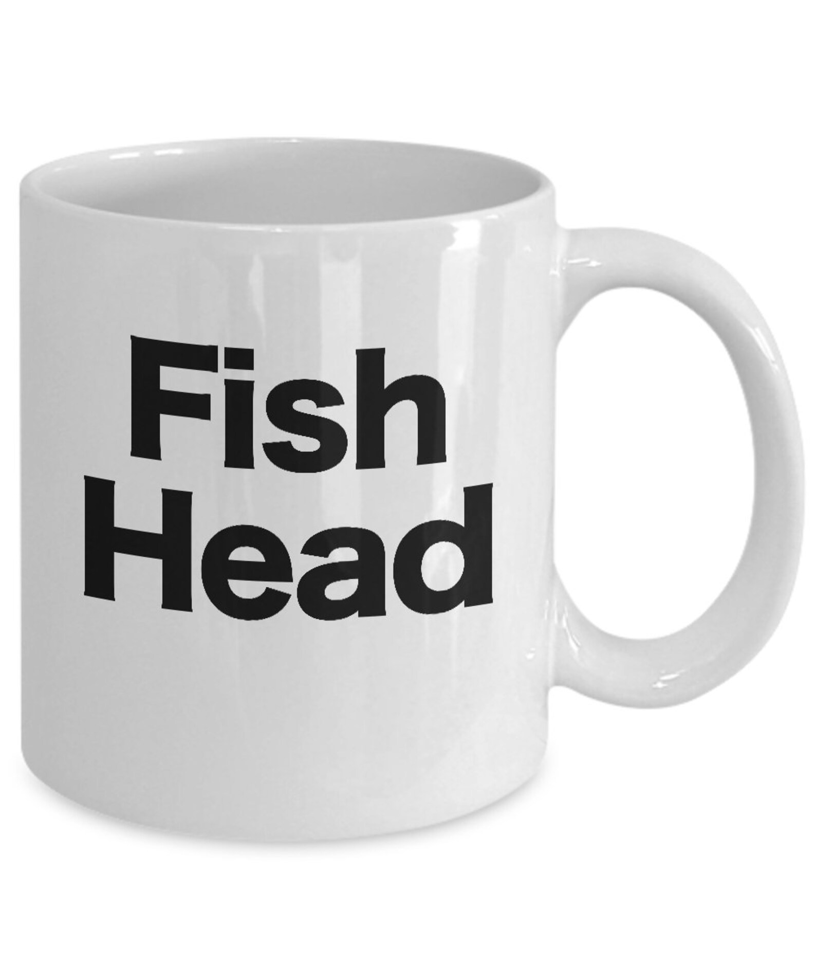 Fish Head Mug Coffee Cup Funny Gift for Angler Scientist - Etsy