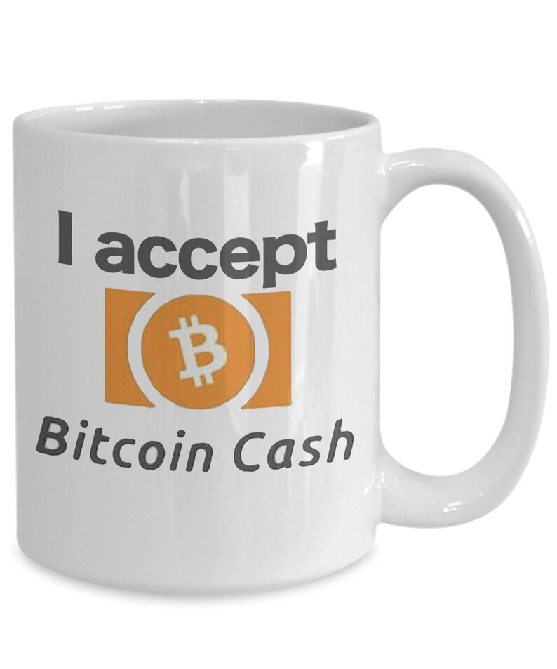 Bitcoin Cash Mug White Coffee Cup Funny Gift for - Etsy