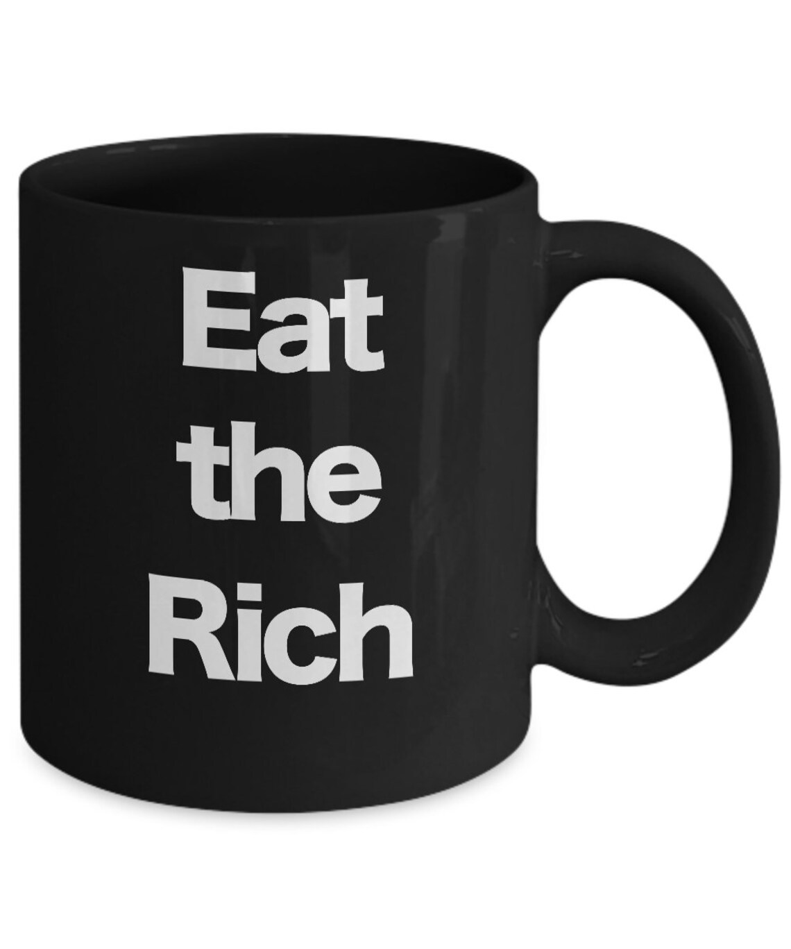 Eat the Rich Mug Black Coffee Cup Funny Gift for Communist - Etsy