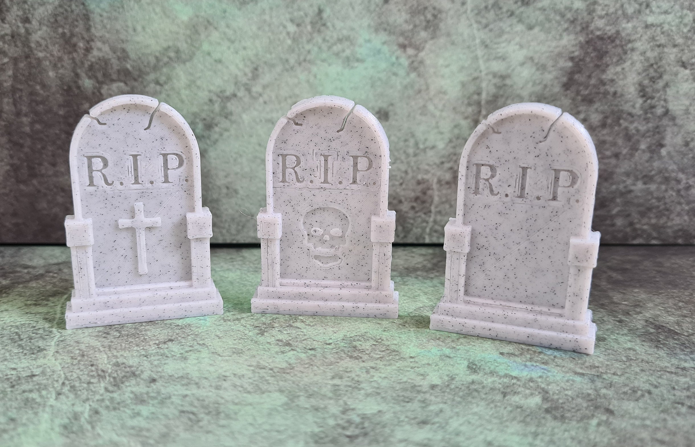 Miniature Tombstone / Grave Stone 2 Colour Choices / Dollhouse - Etsy ...