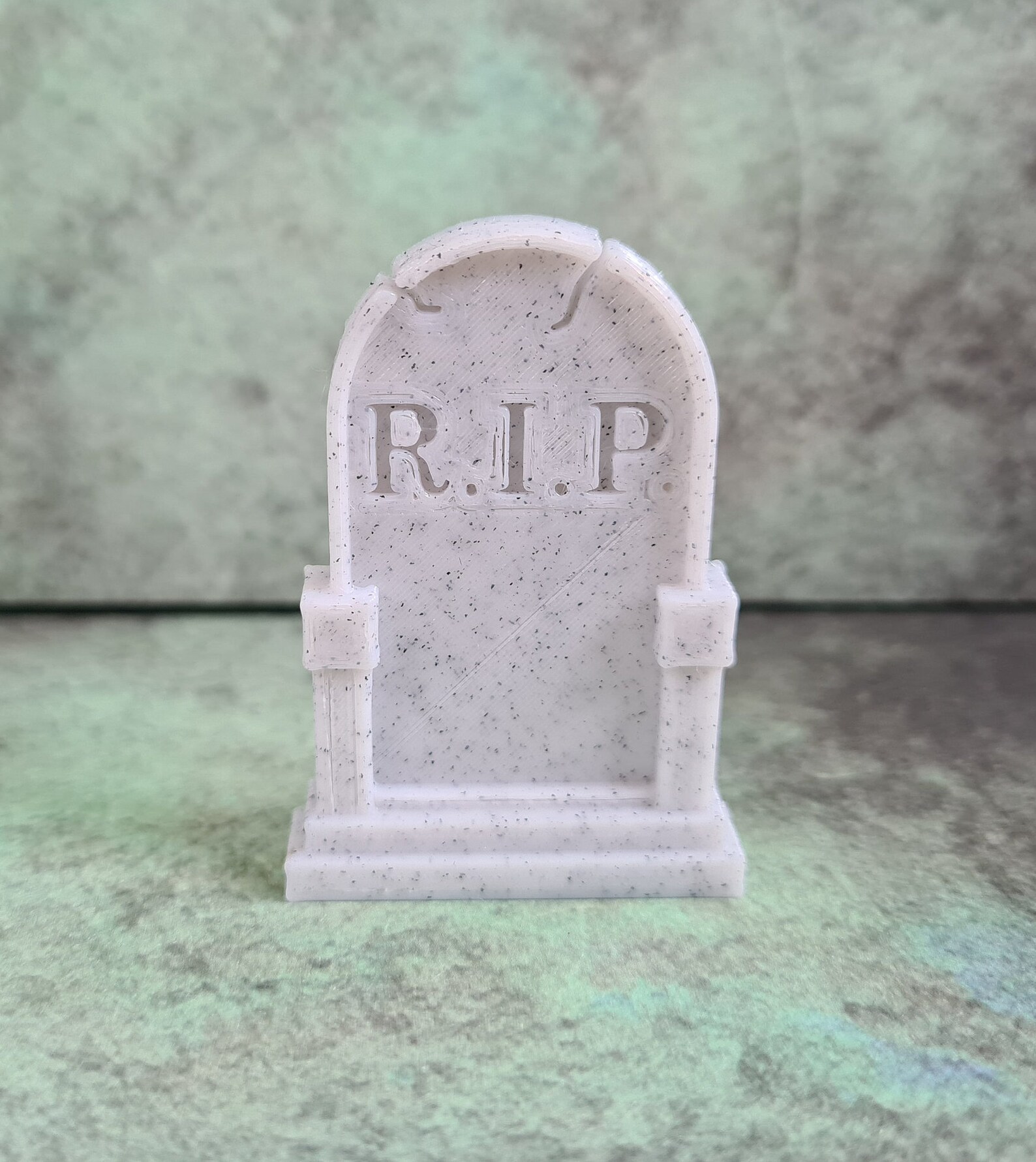 Miniature Tombstone / Grave Stone 2 Colour Choices / Dollhouse - Etsy ...