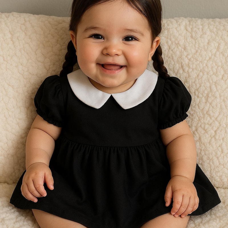 Baby Girl Wednesday Adams - Etsy