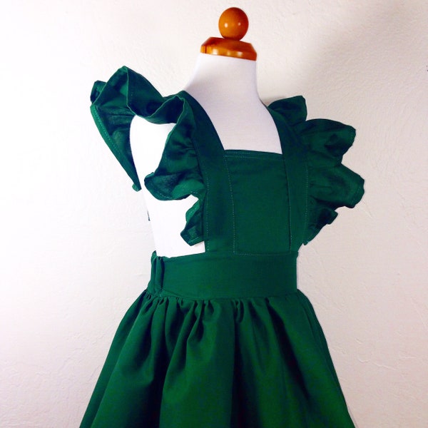 Girls Apron Dress - Etsy