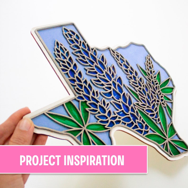 State Flower Svg And Png Bundle Glowforge Files Cricut Etsy