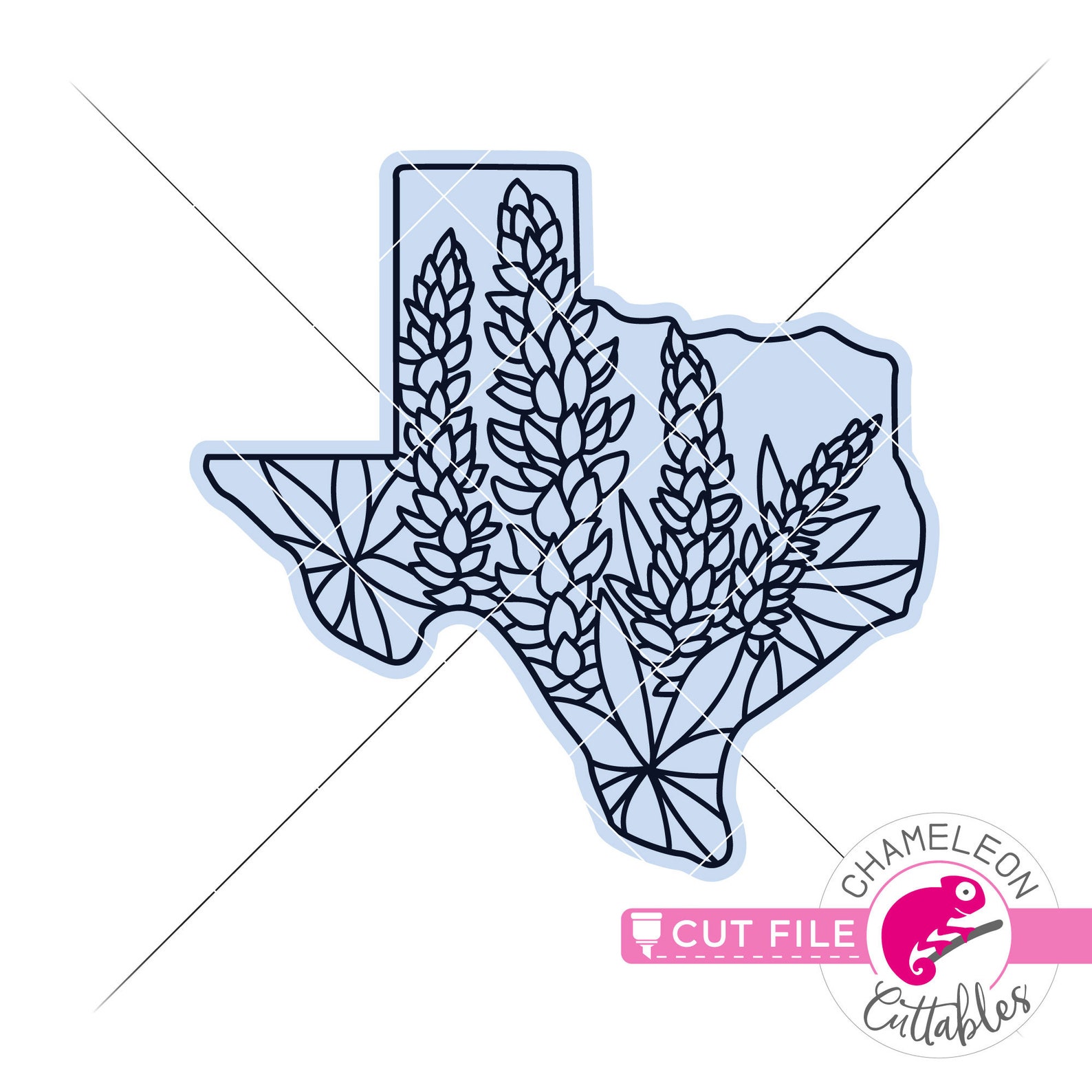 Texas Flower SVG, Flower SVG, Glowforge File, Cricut Designs, Thunder ...