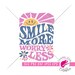 SVG, PNG, Dxf, Jpeg, Smile More Worry Less Svg, Hippie Design, Retro ...