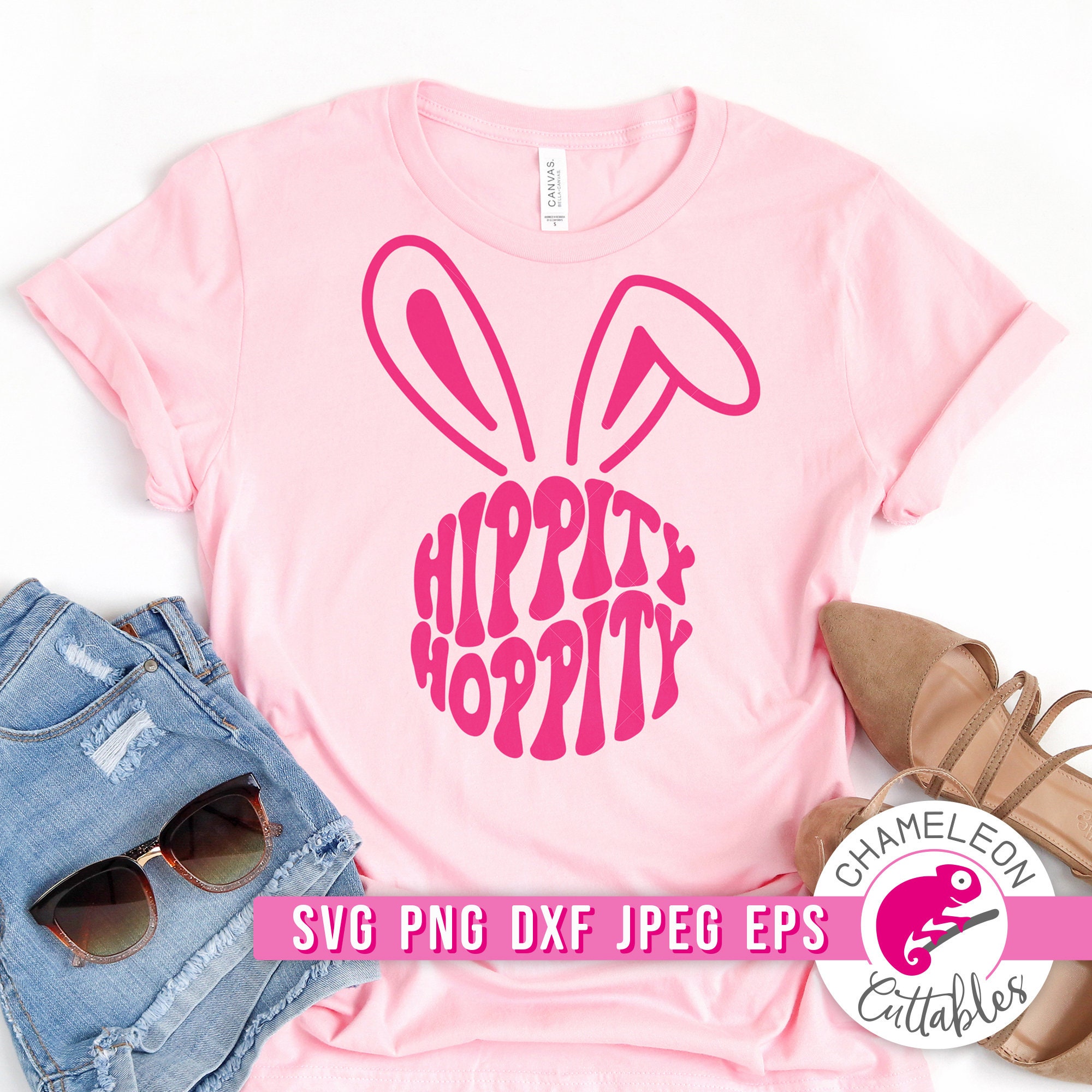 SVG PNG DXF Jpeg Hippity Hoppity Easter Svg Retro Easter - Etsy