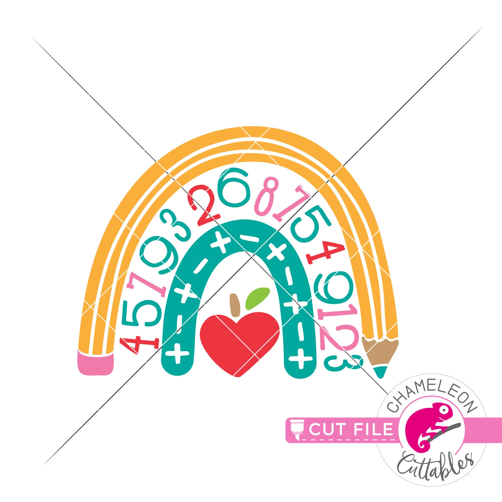 Math Teacher SVG, School Rainbow SVG, Teacher Rainbow Svg, Specials ...