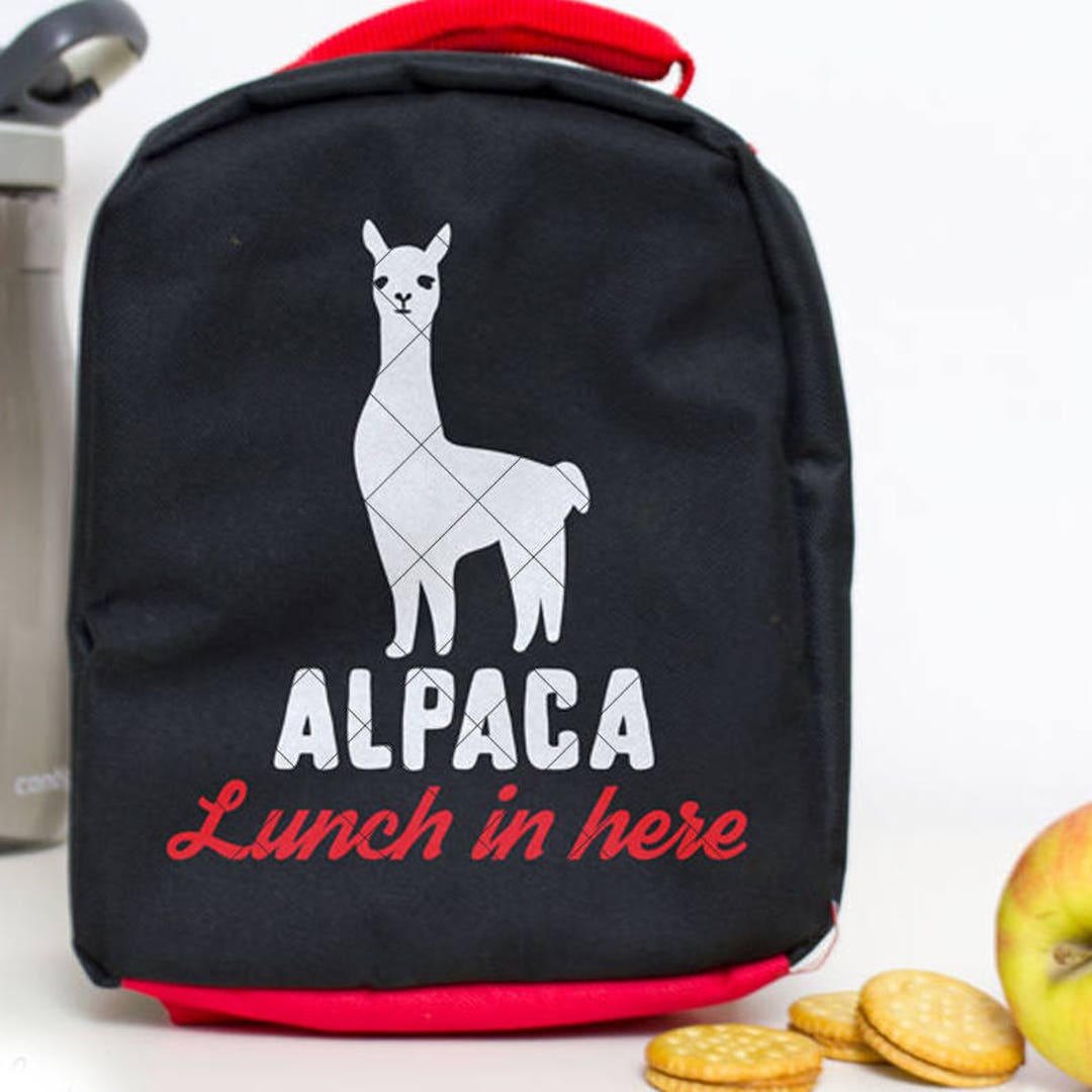SVG, PNG, DXF, Jpeg, Alpaca Lunch for School Lunch Box, Funny, Food ...