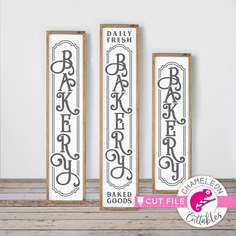 SVG PNG DXF Bakery Farmhouse Kitchen Svg Baked Fresh - Etsy