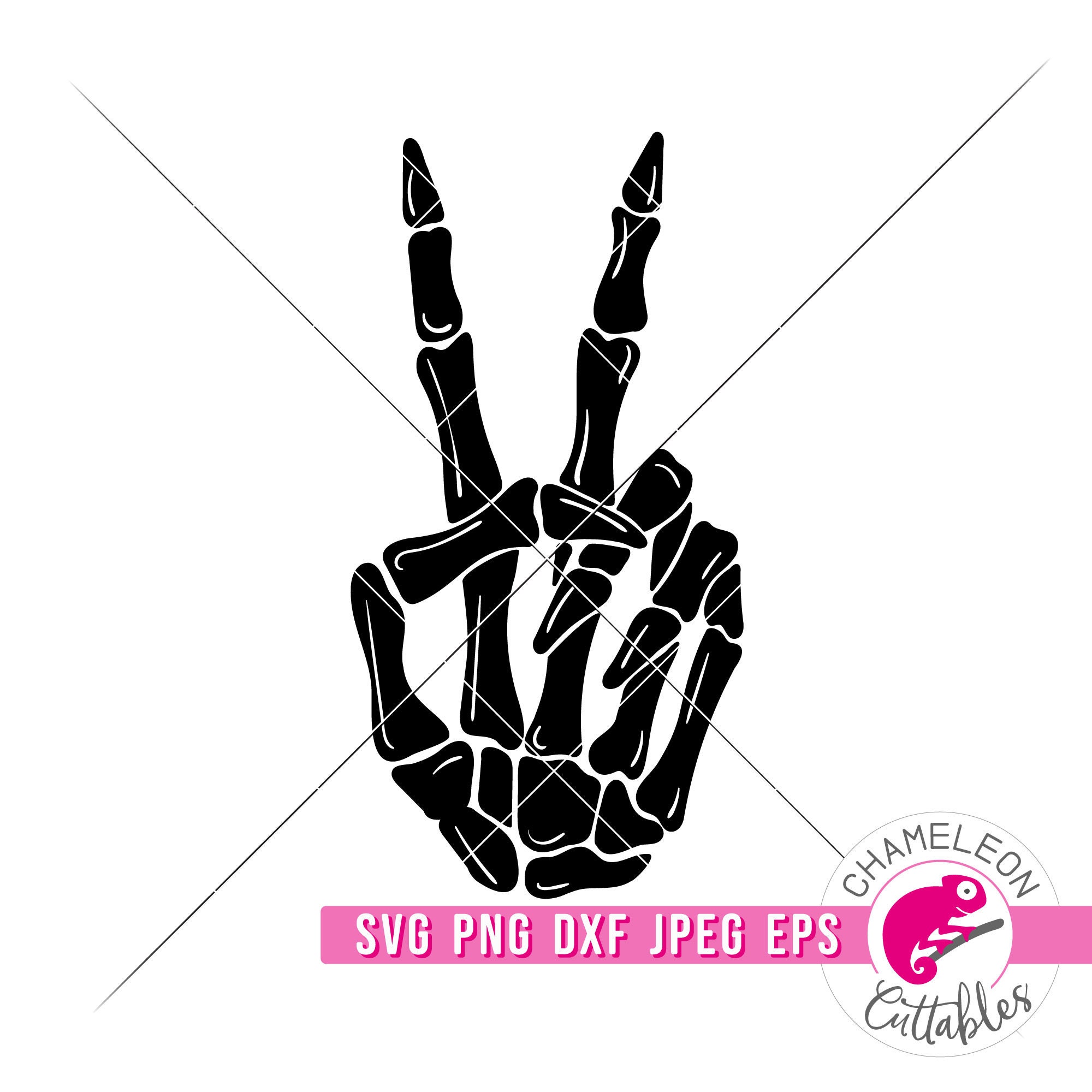 SVG, PNG, DXF, Jpeg, Skeleton Hand Peace Sign, Halloween Shirt Design ...