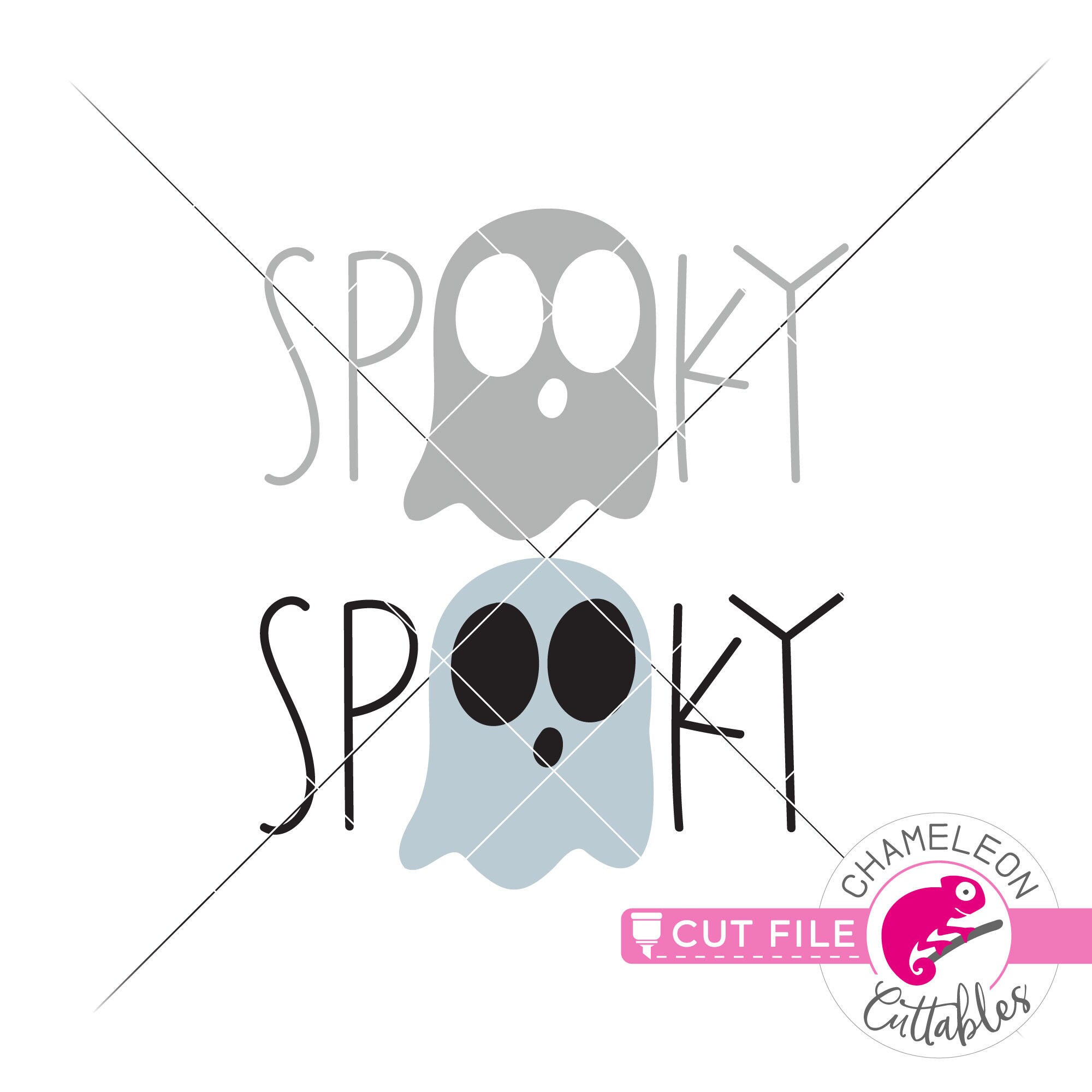 Spooky Ghost, Halloween, SVG, Dxf, Png, Jpeg File for Cutting Machine ...