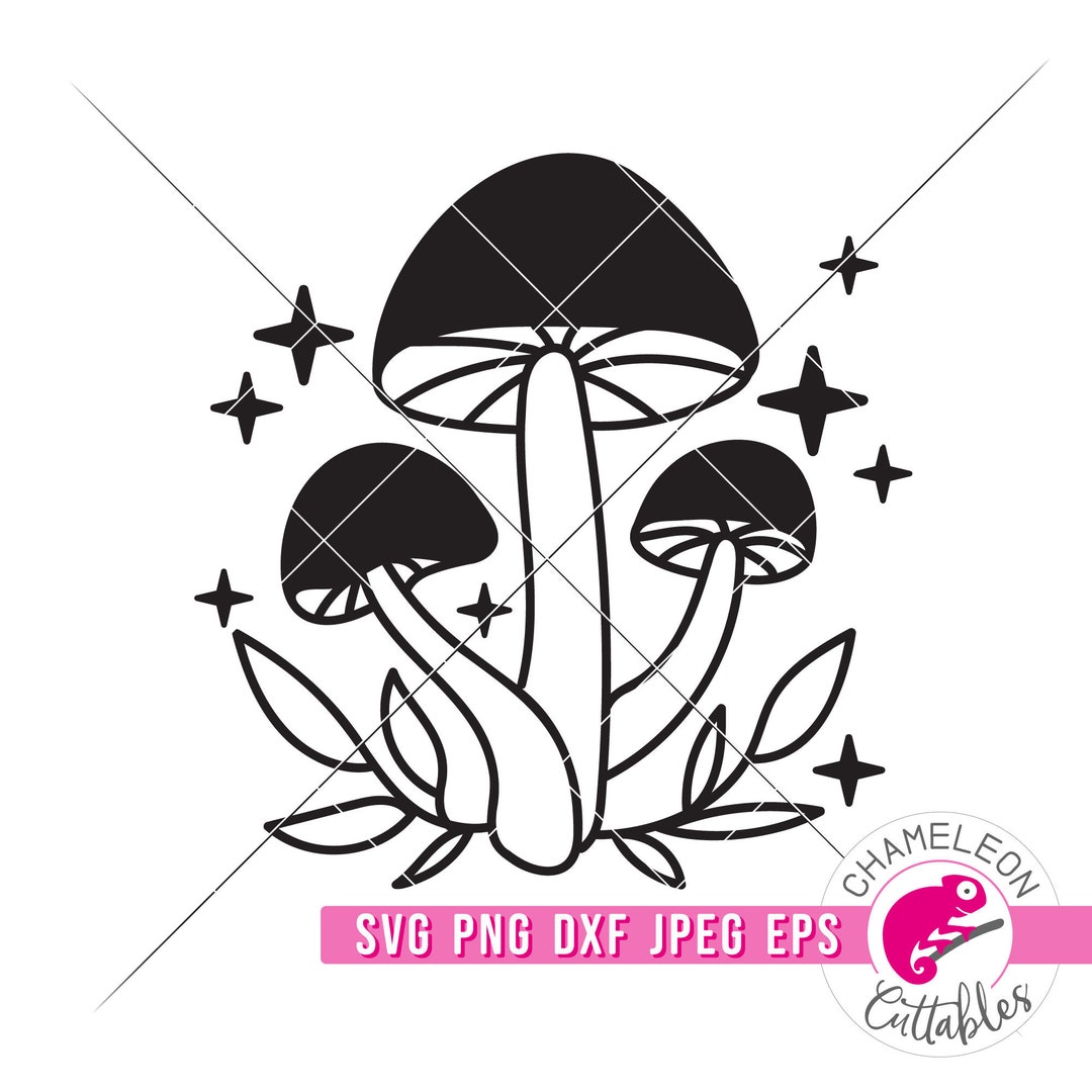 SVG, PNG, Dxf, Jpeg, Magic Mushrooms Svg, Hippie Design, Trippy Retro ...