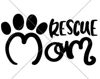 Dog rescue svg | Etsy