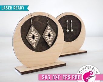 Earring Stand Dxf - Etsy