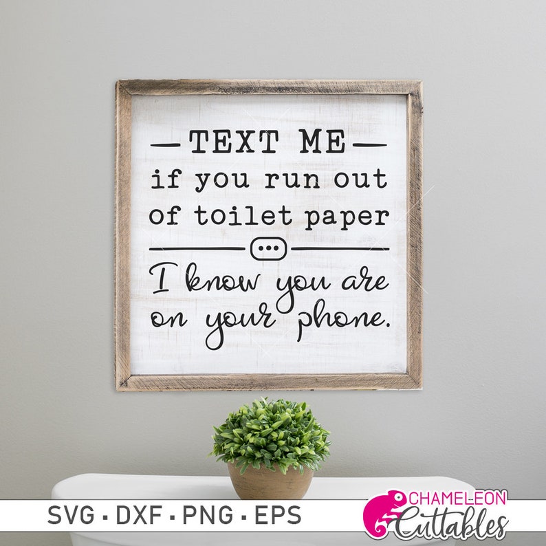 SVG, PNG, DXF, Jpeg, Bathroom Mini Bundle, Bathroom Sign Files, Wood ...