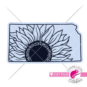 Kansas Flower SVG, Flower SVG, Glowforge File, Cricut Designs, Thunder ...