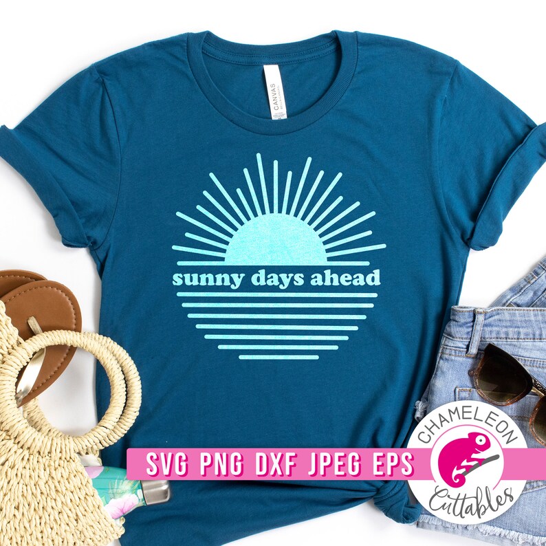SVG PNG Dxf Jpeg Sunny Days Svg Beach Summer Design - Etsy