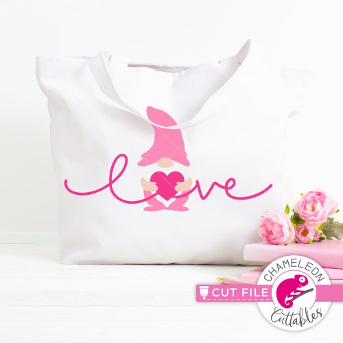 Valentine SVG Gnome Cut Files for Cricut Silhouette Cute - Etsy