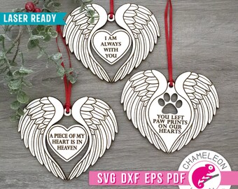 Angel Christmas Tree Topper SVG Cut Files. Vector Cnc DXF - Etsy