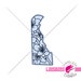Delaware Flower SVG, Flower SVG, Glowforge File, Cricut Designs ...