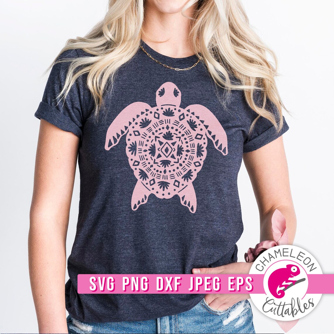 SVG, PNG, Dxf, Jpeg, Boho Turtle Svg, Ocean Turtle, Aztec Design, Boho ...