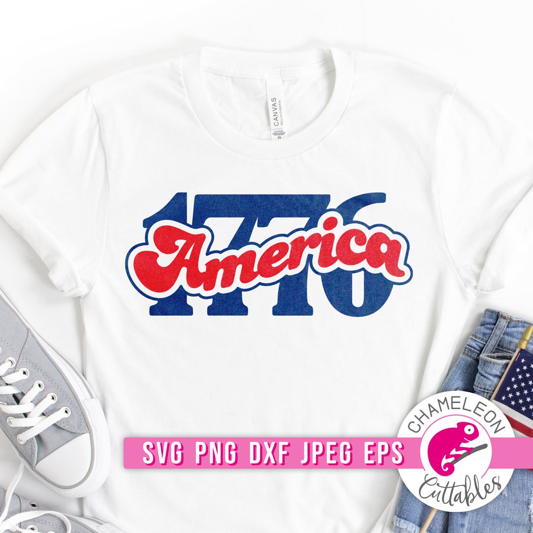SVG, PNG, Dxf, Jpeg, America Retro Svg, USA, Patriotic Design, 4th of ...