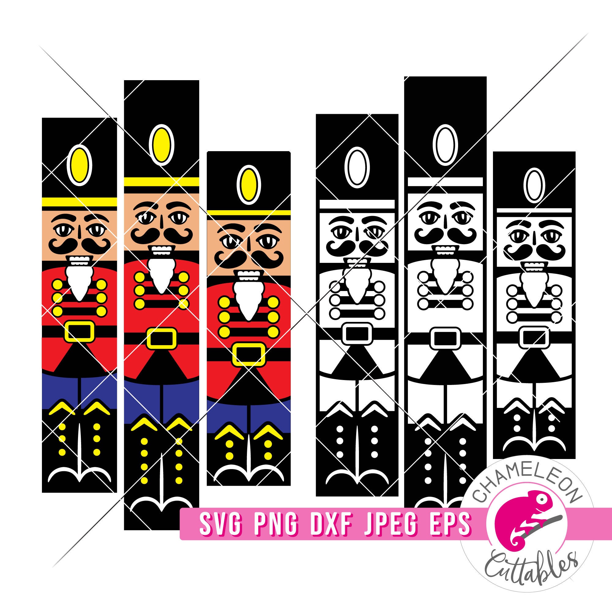 Nutcracker Porch Sign Christmas SVG Vertical Files for Vinyl - Etsy Canada