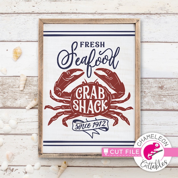 Crab Shack Sign - Etsy
