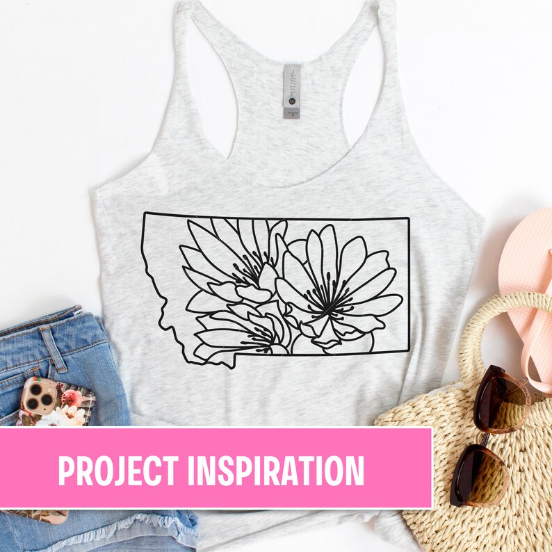State Flower Svg And Png Bundle Glowforge Files Cricut Etsy