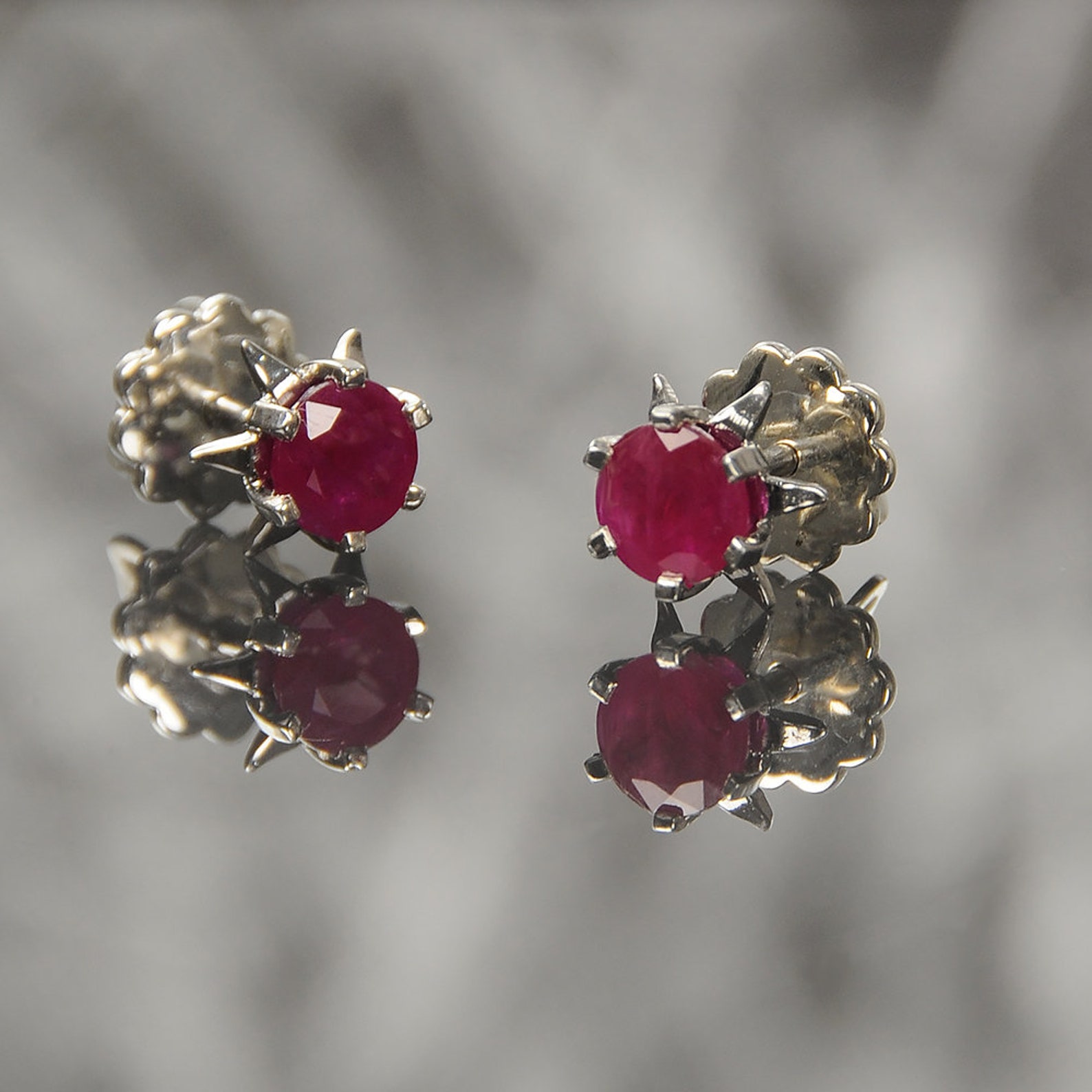 Genuine Ruby Stud Earrings Natural Ruby Earrings Natural Ruby | Etsy Genuine Ruby Stud Earrings Natural Ruby Earrings Natural Ruby | Etsy