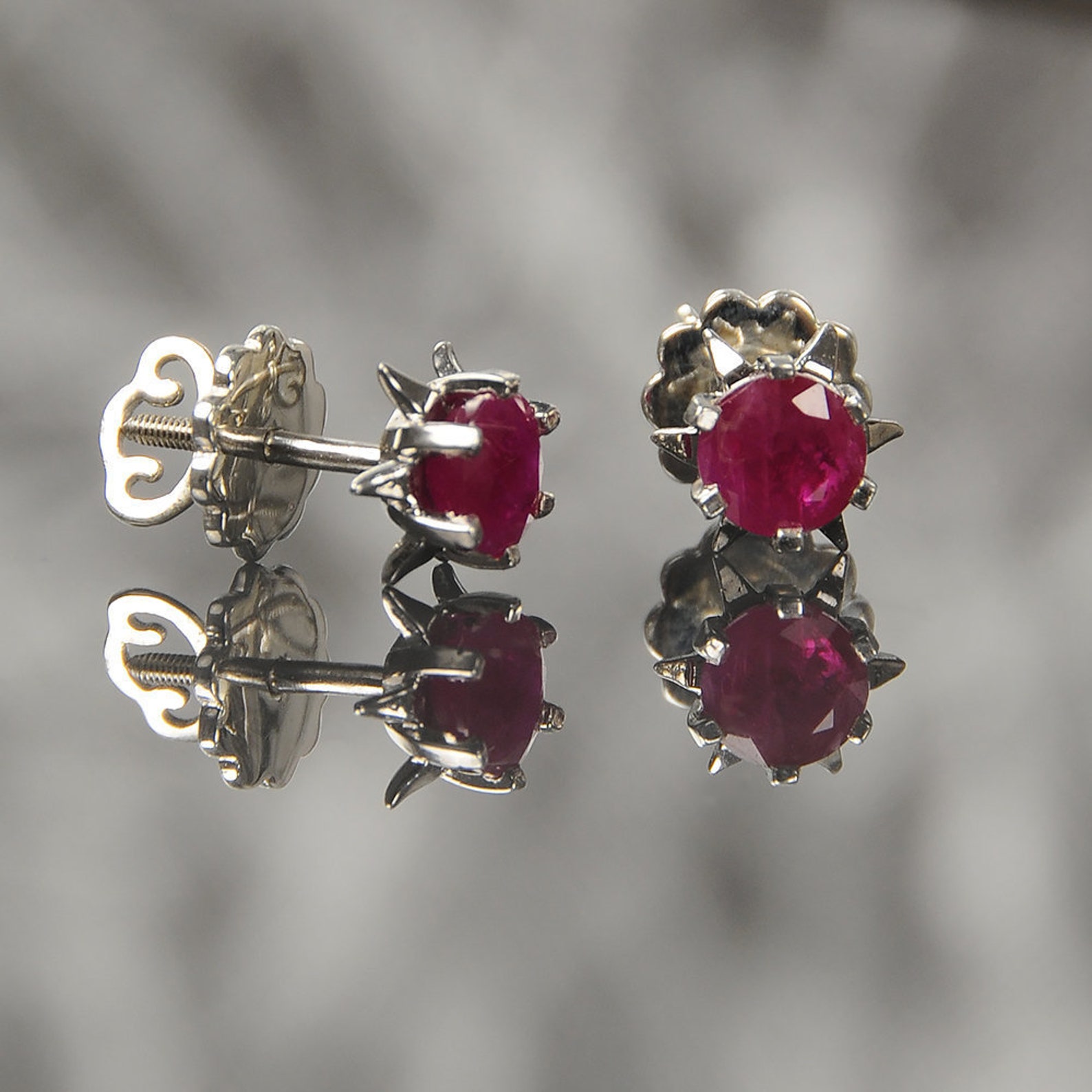 Genuine Ruby Stud Earrings Natural Ruby Earrings Natural Ruby | Etsy Genuine Ruby Stud Earrings Natural Ruby Earrings Natural Ruby | Etsy