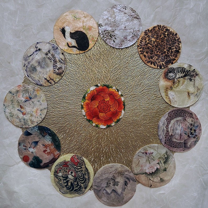 Korean Art Korean Traditional Art Shell Art Shell Korean - Etsy