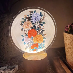 Korean Art, Korean Traditional Art, Art Lamp, Korean Lamp, Room Decor ...