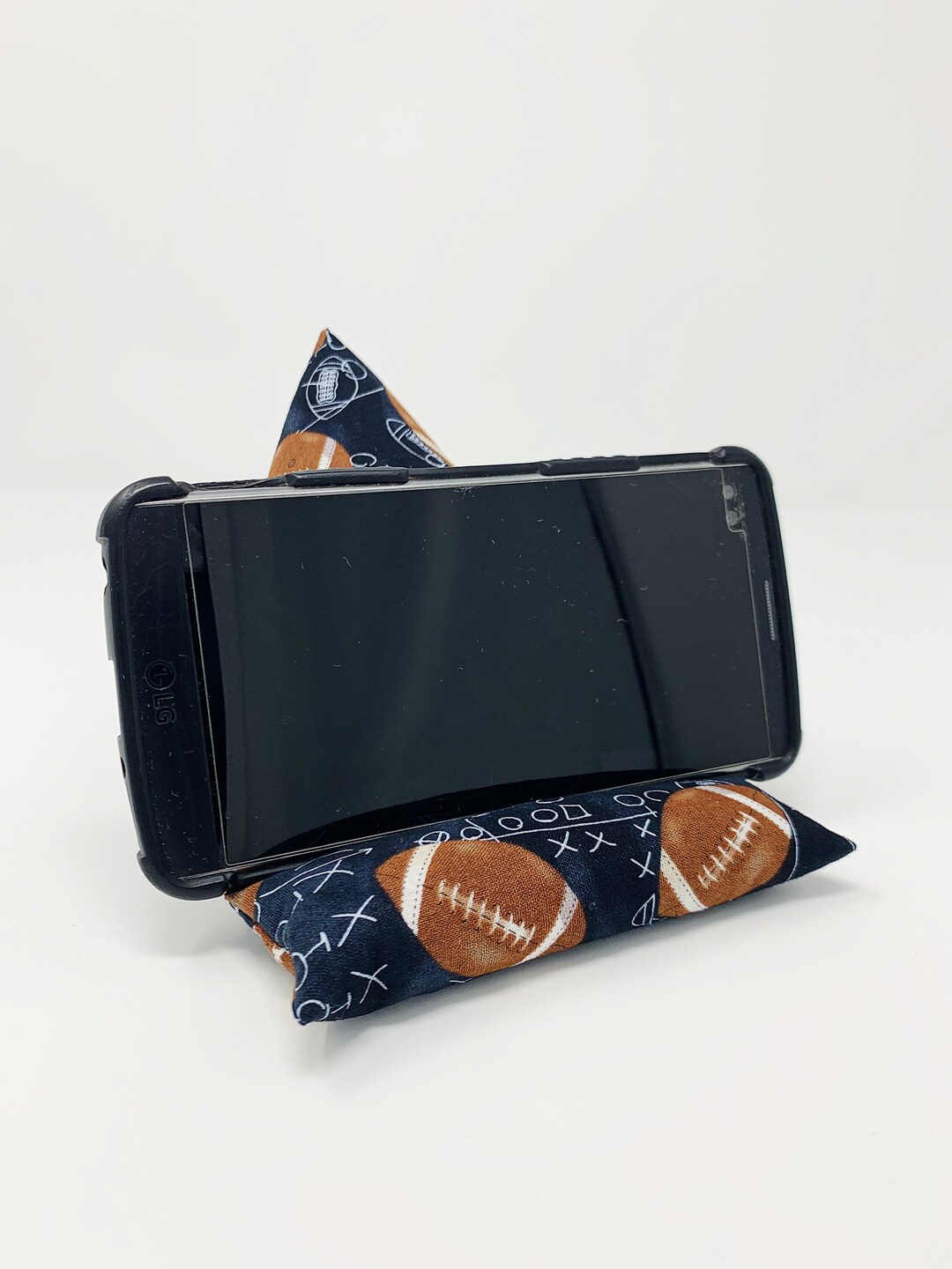 Weighted Phone Stand football Phone Stand Phone Pillow - Etsy