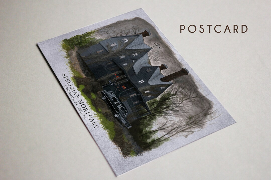 Spellman Mortuary Postcard - Etsy Australia