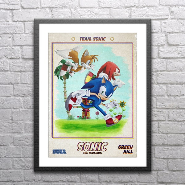 Sonic Poster - Etsy
