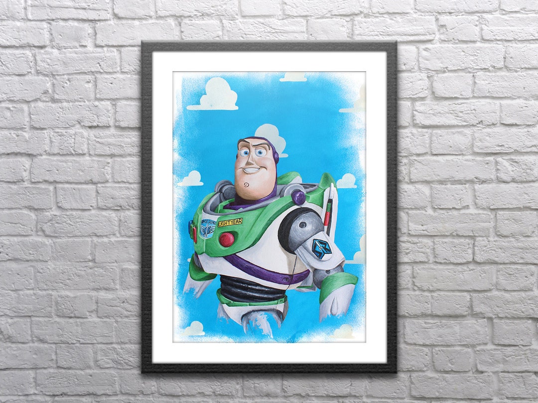 Buzz Lightyear Painting - Giclée Print - Etsy